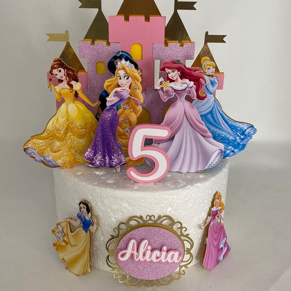 Princess Cake Topper - Etsy