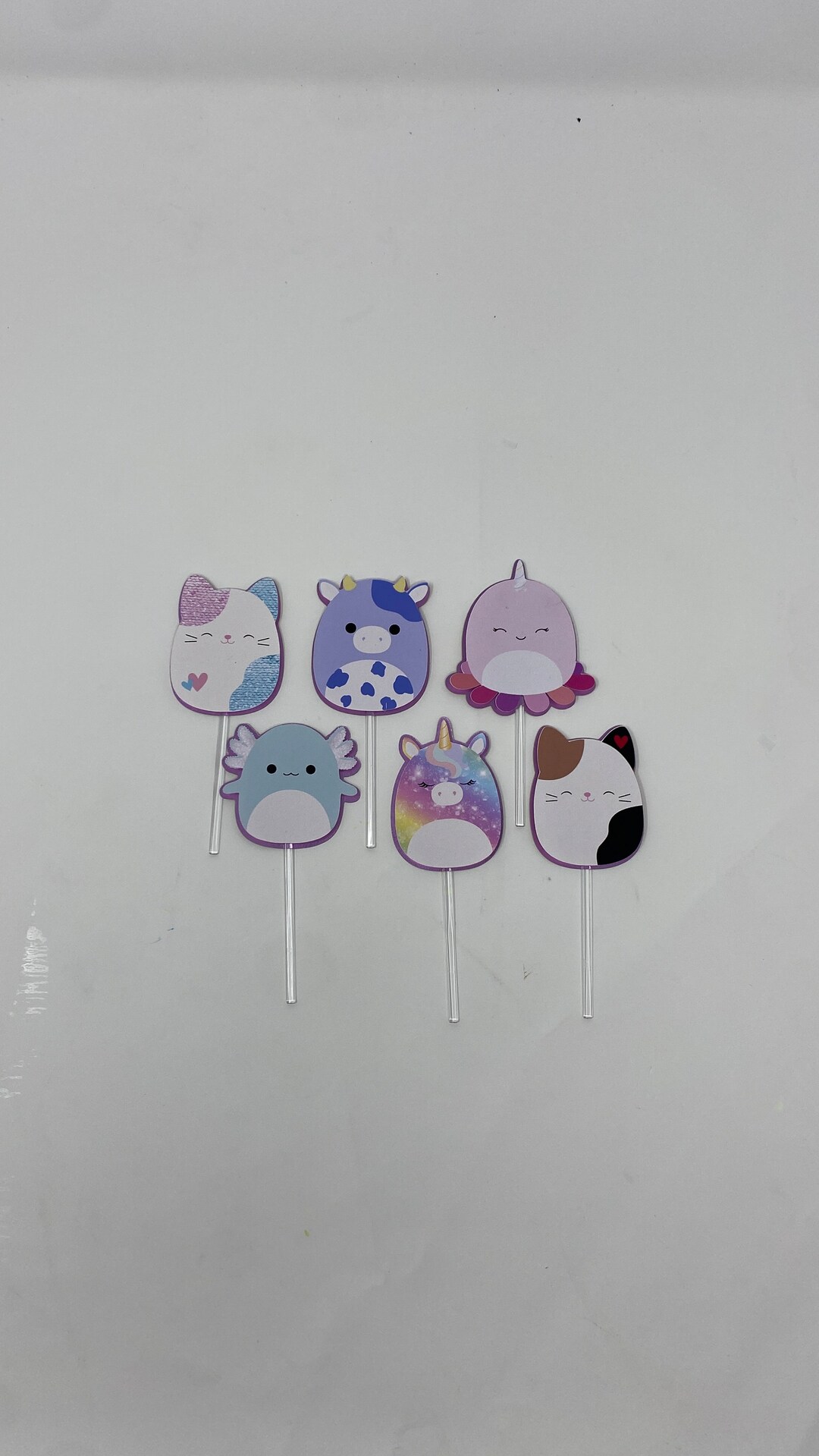 Squishmallow Cupcake Toppers Squishmallow Cupcakes Squishmallows Party ...