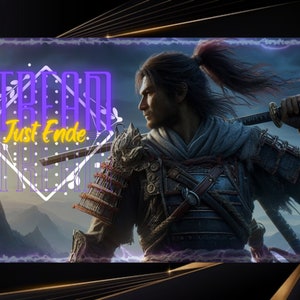 Twitch Overlay Package | Animated Stream Overlay Package | Samurai ...