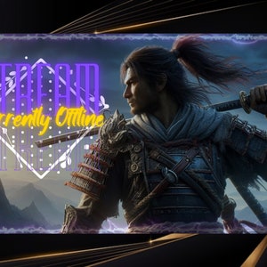 Twitch Overlay Package | Animated Stream Overlay Package | Samurai ...