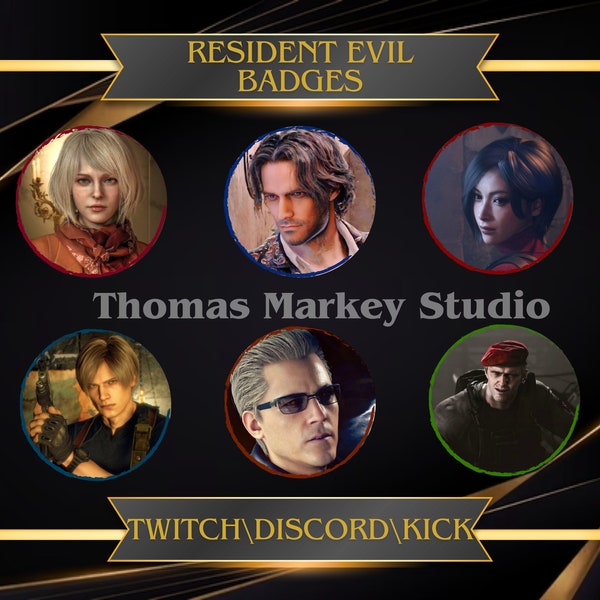 Resident Evil Twitch Badges - Etsy