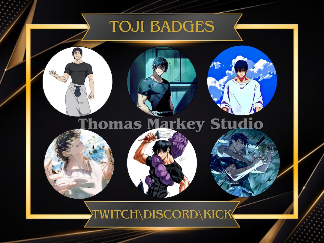 Twitch Toji-fushiguro Badges | Sub & Bit Badges | Anime-themed Sub ...