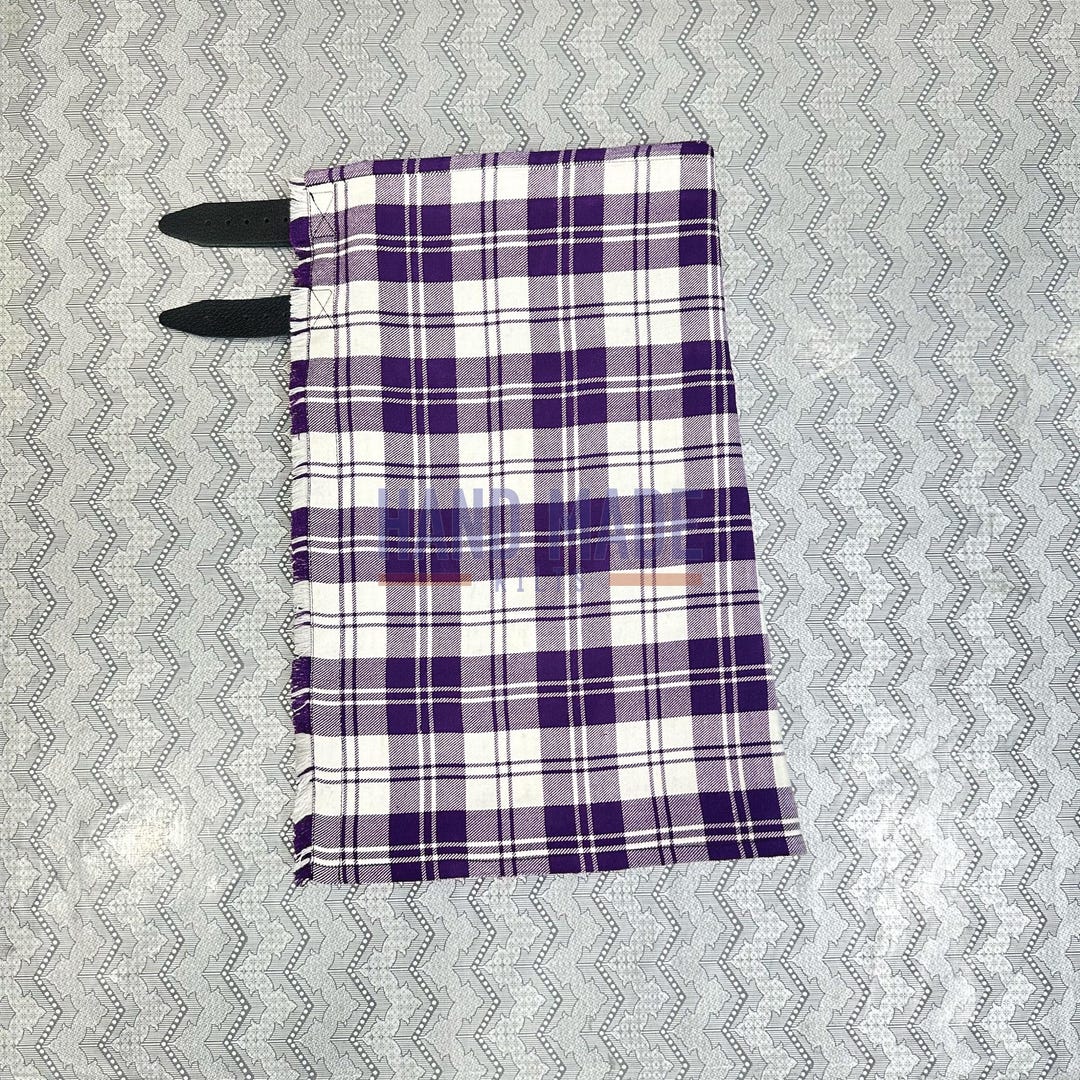 Traditional Handmade Erskine Purple Tartan Kilt - Erskine Purple Clan ...