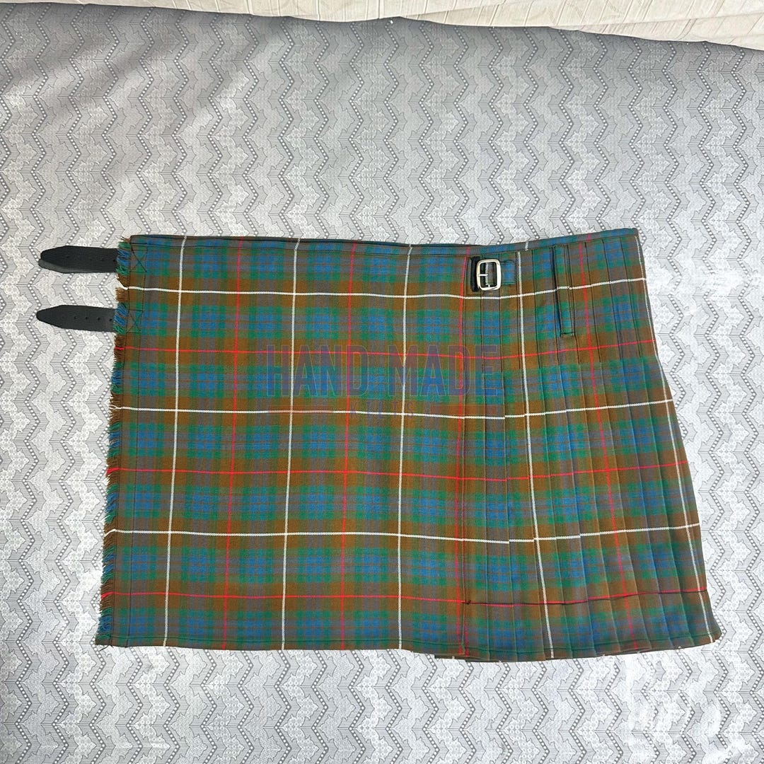 Traditional Handmade Fraser Ancient Tartan Kilt - Fraser Ancient Clan ...