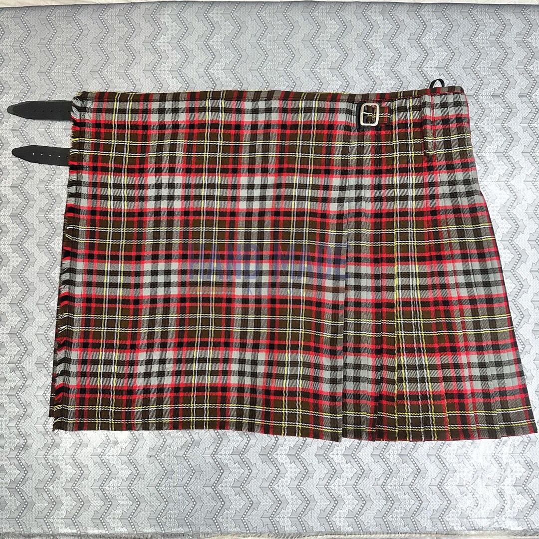 Traditional Handmade Cunningham Hunting Weathered Tartan Kilt ...