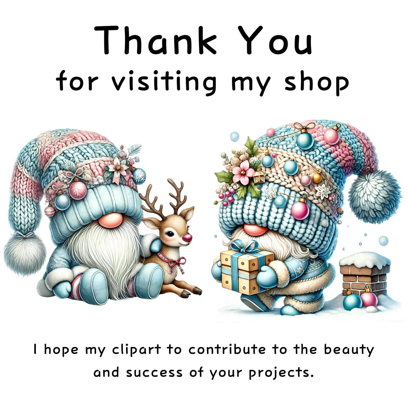 Christmas Gnome, Gnome Christmas Clipart, Winter Holiday, Winter Gnome ...