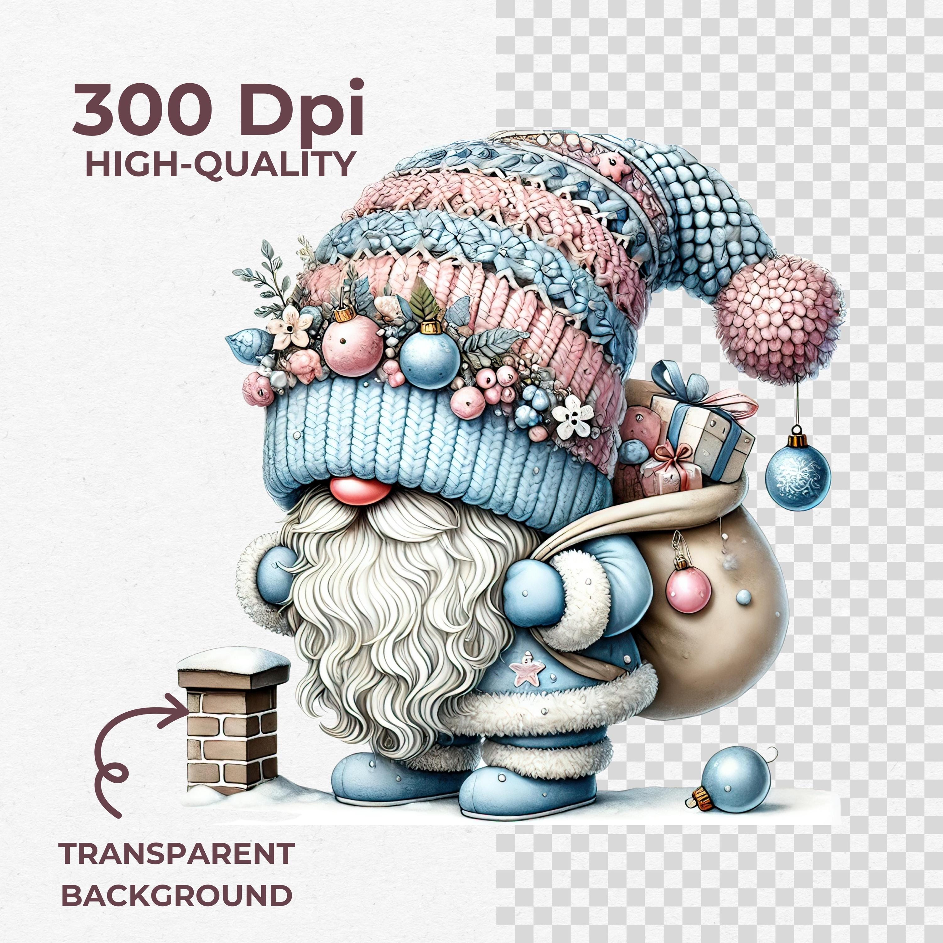 Christmas Gnome, Gnome Christmas Clipart, Winter Holiday, Winter Gnome ...