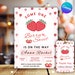 Editable Berry Sweet Baby Shower, Berry Sweet Invitation, Strawberry ...