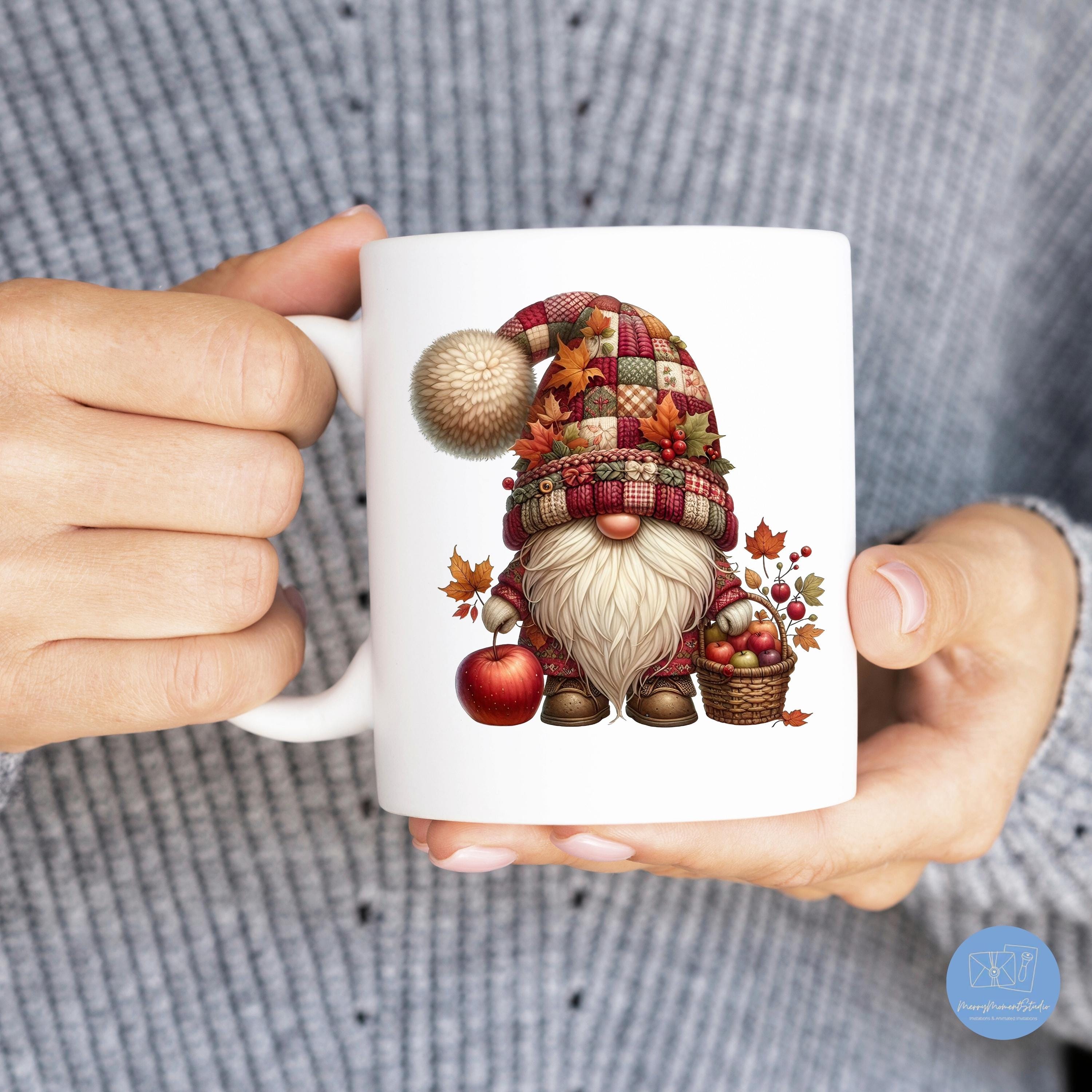 Fall Gnome Clipart Bundle: Watercolor Autumn Gnomes (commercial Use ...