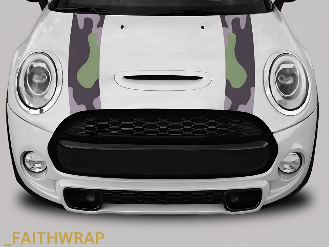 Mini Cooper Bonnet Stripes I Mini Cooper Design I Mini Cooper Bonnet ...