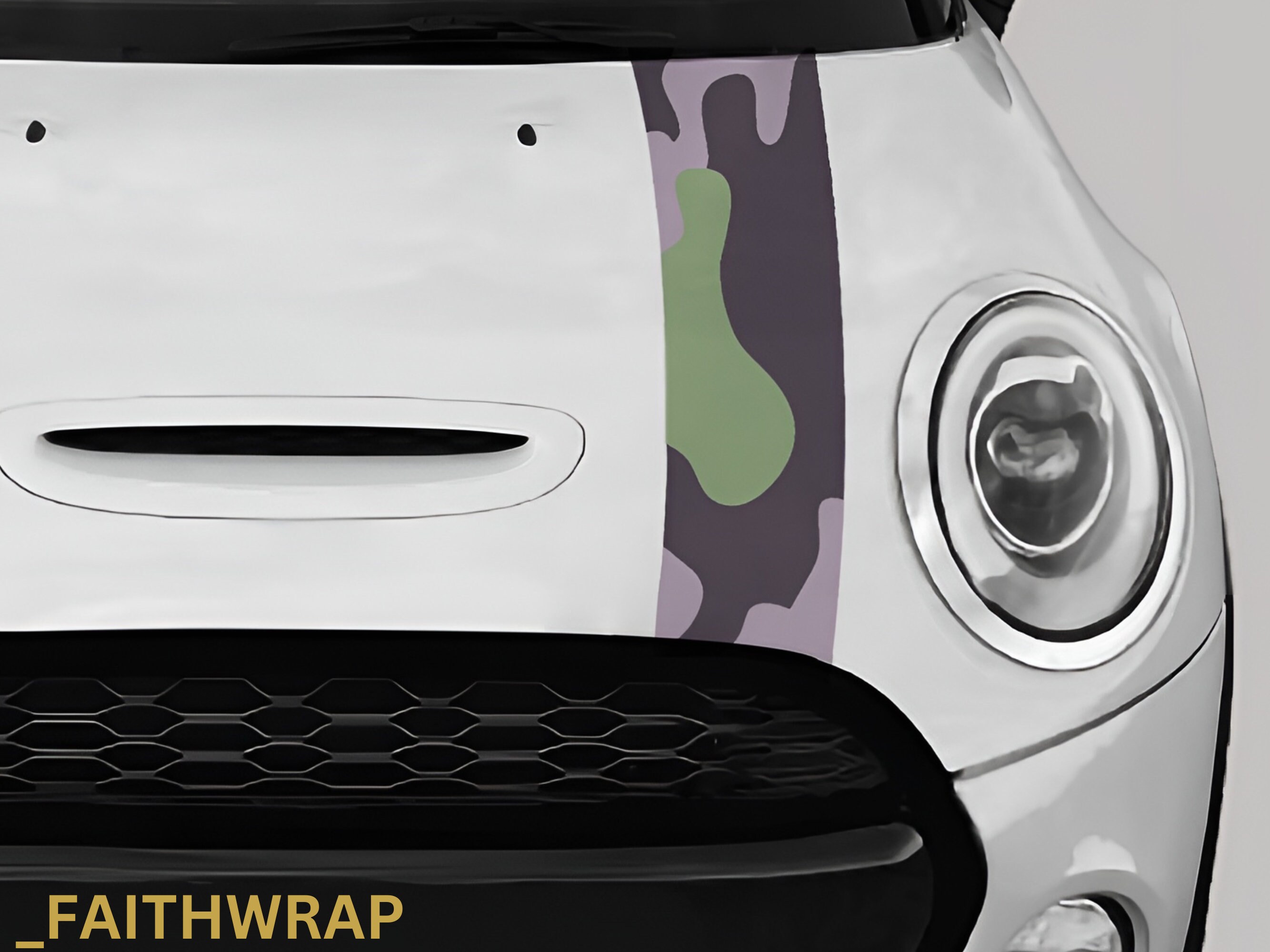Mini Cooper Bonnet Stripes I Mini Cooper Design I Mini Cooper Bonnet ...