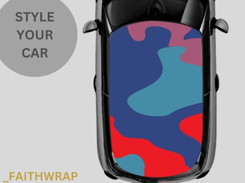 Mini Cooper Roof Decal I Mini Cooper Bonnet Stripes I Mini Cooper Gifts ...