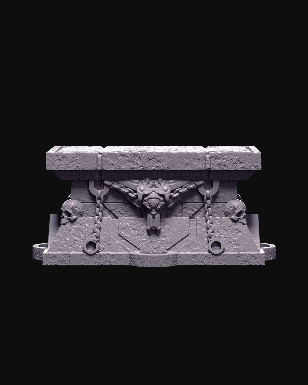 Dnd Miniatures: Hellazar Sacrifice Table, Awesome Paintable Miniature ...