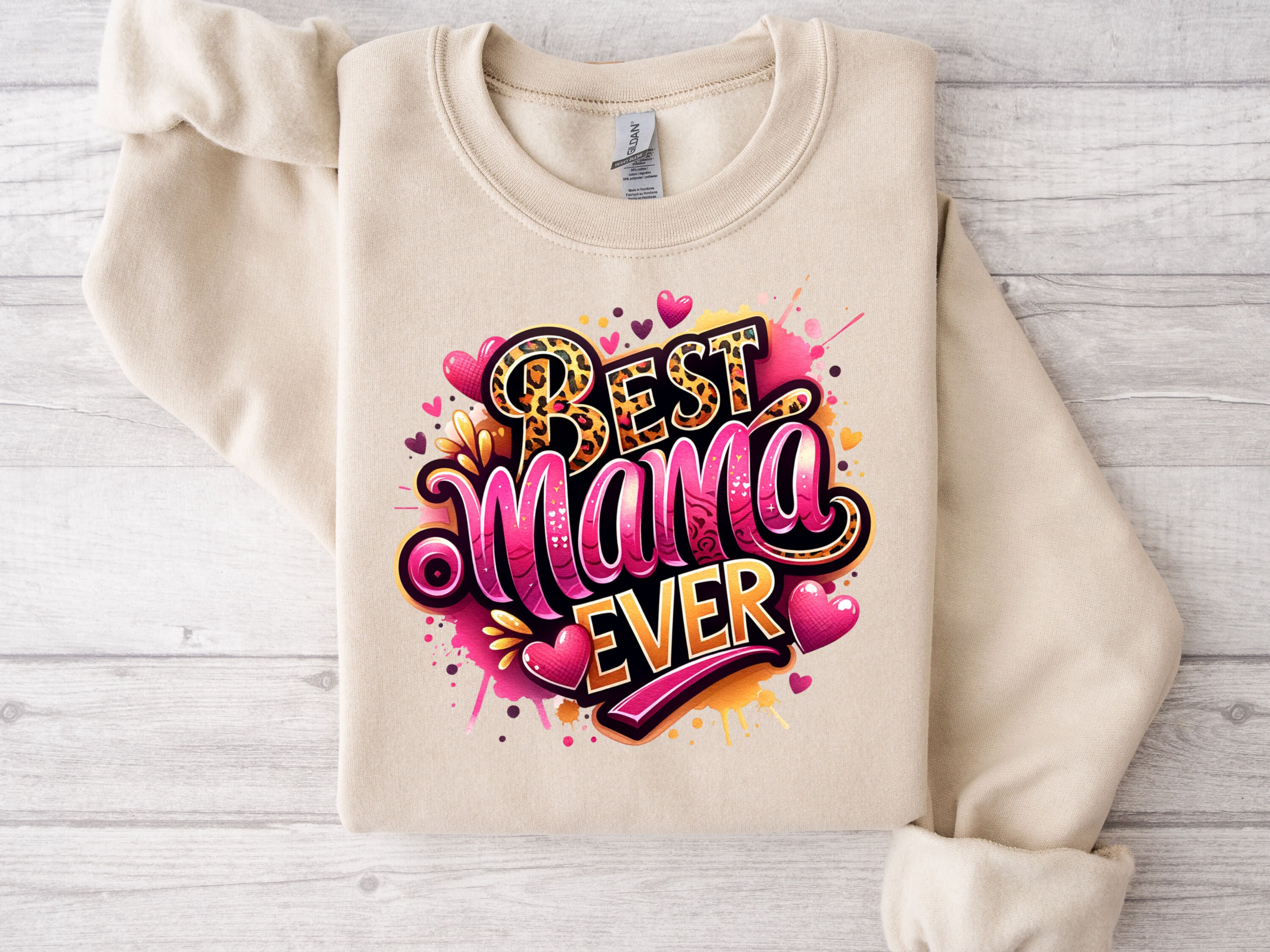 Best Mama Ever, Mother Day Clipart, Transparent PNG for Sublimation ...