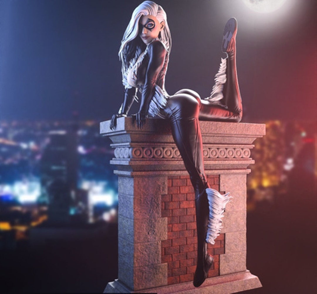 Black Cat Figure / Figurine / Statue / 3d Printer Stl Files / Google ...