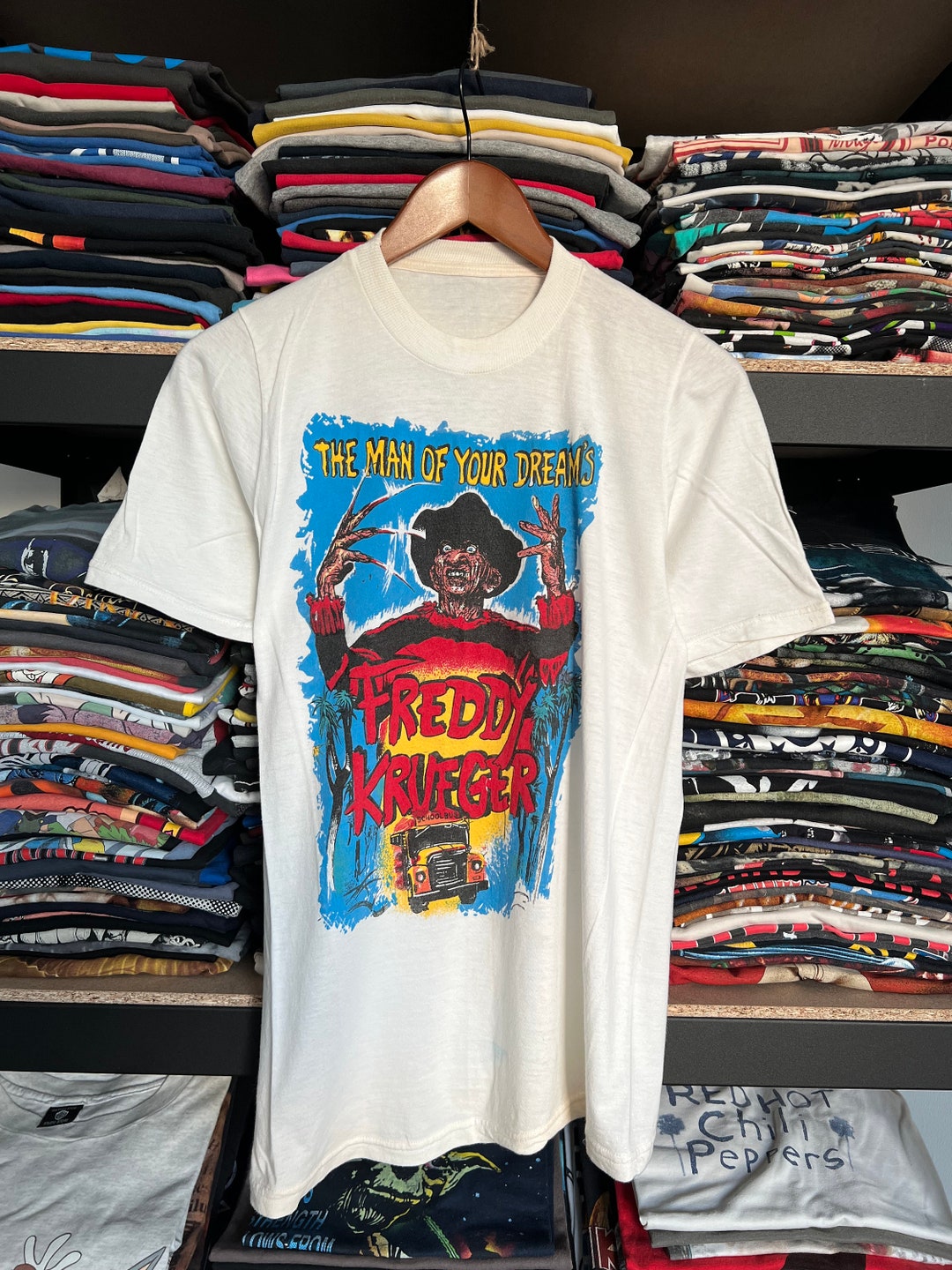 Vintage Freddy Krueger Horror Movie Promo Tee - Etsy