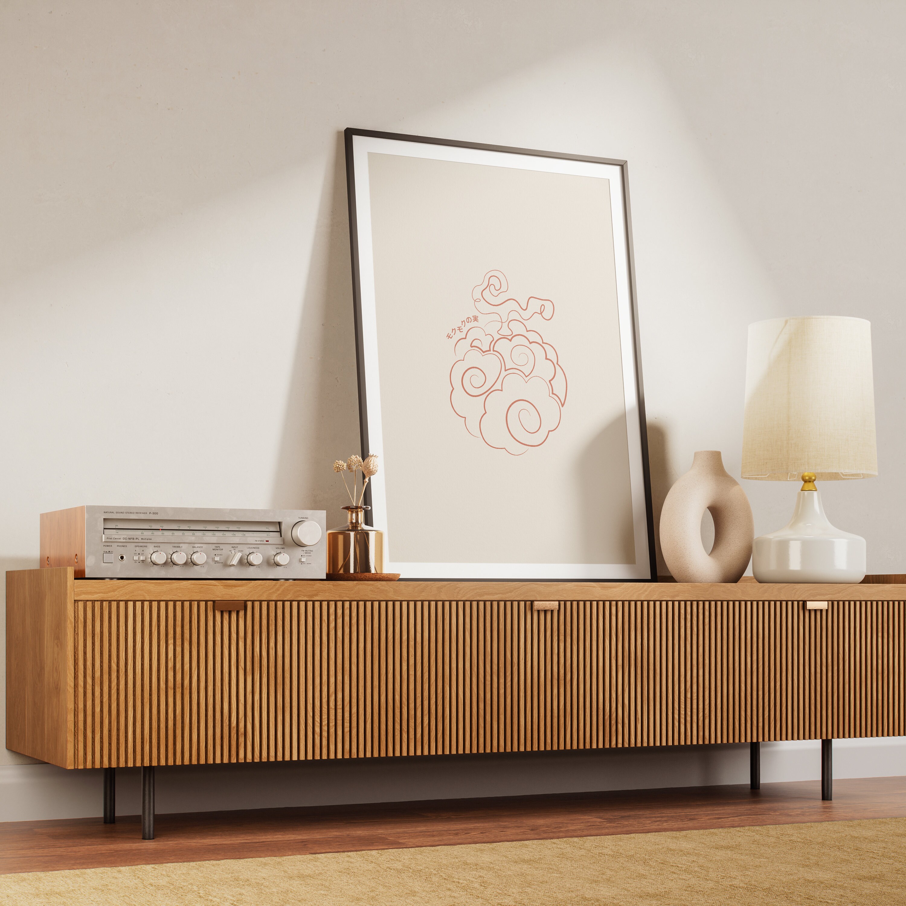 One Piece Anime Poster, Moku Moku No Mi Devil Fruit Poster, Anime Manga ...