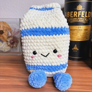 PATTERN/INSTRUCTIONS Milk Carton, Amigurumi Pattern, Milk Carton ...