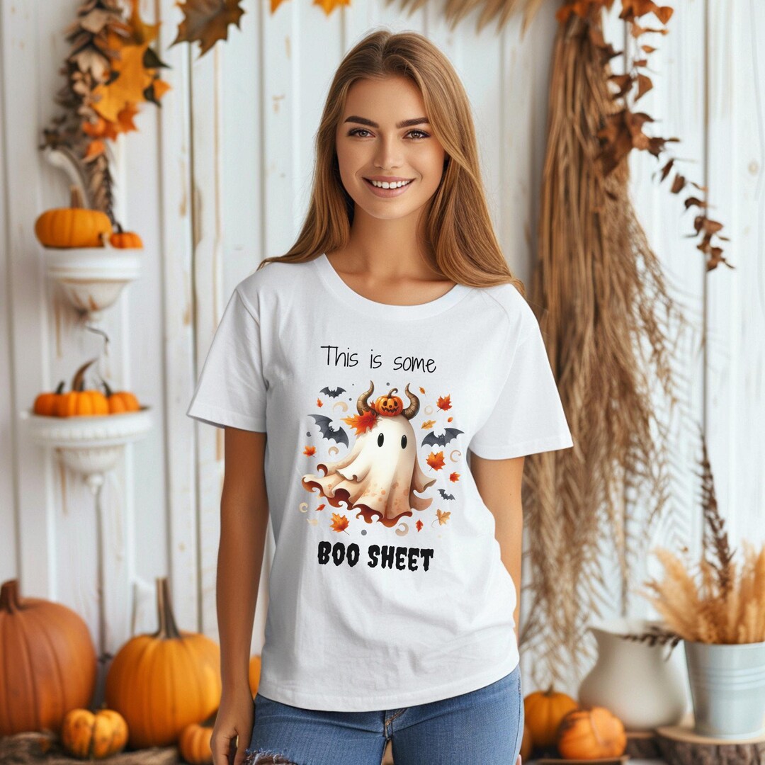 This is Some Boo Sheet T-shirt, Ghost Shirt, Cute Shirt, Halloween ...