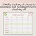 ADHD Daily Chore Chart With Reward System Printable Chore Tracker for ...