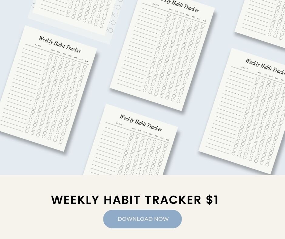 Daily Weekly Habits Tracker, Motivation Goal Everyday Challenge ...