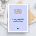 50 Disability Positive Affirmation Cards, Self-love Mindset (digital ...