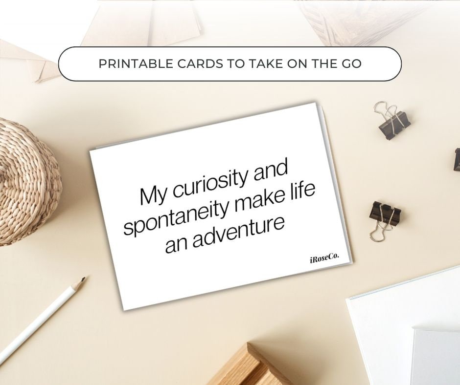 52 ADHD Positive Affirmations Cards Acceptance Post Diagnosis ...