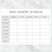 Printable Sensory Diet Planner for Autistic Kids & Adults | Daily ...