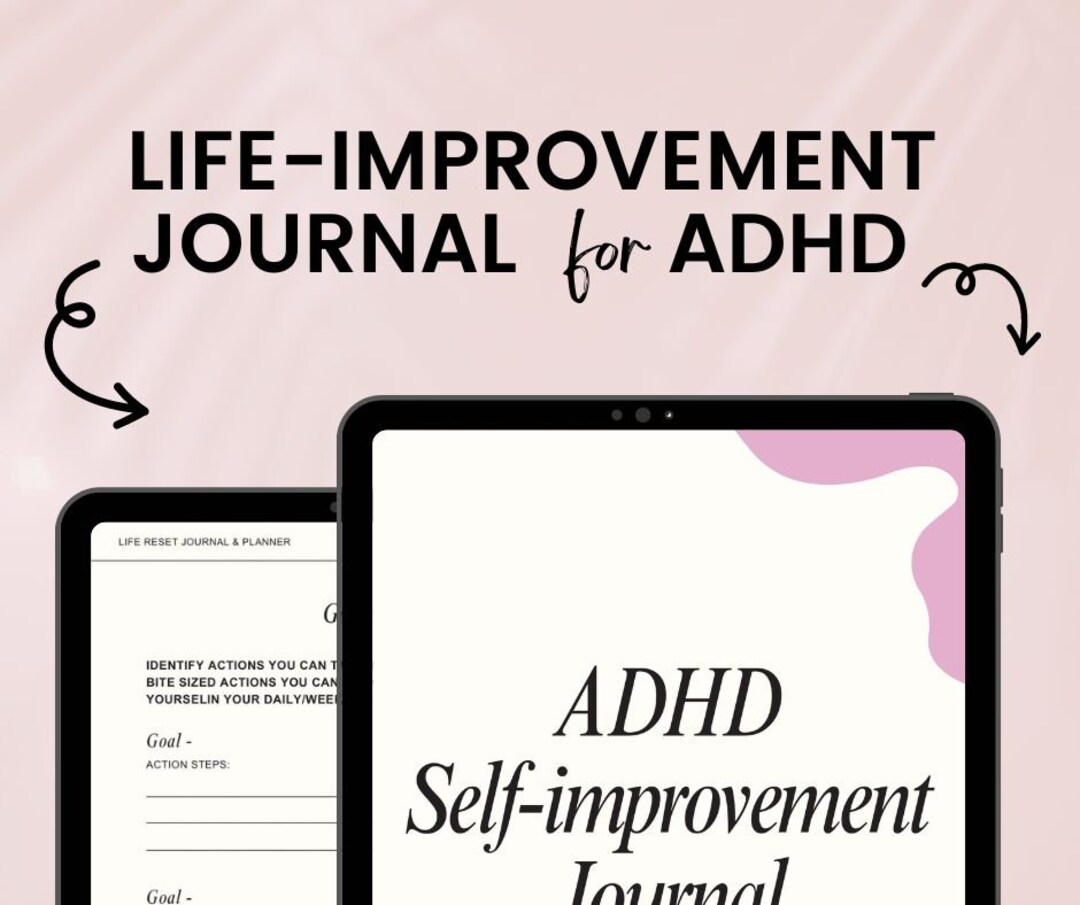 ADHD Goal Planning Adult ADHD Printable Templates for Procrastination ...