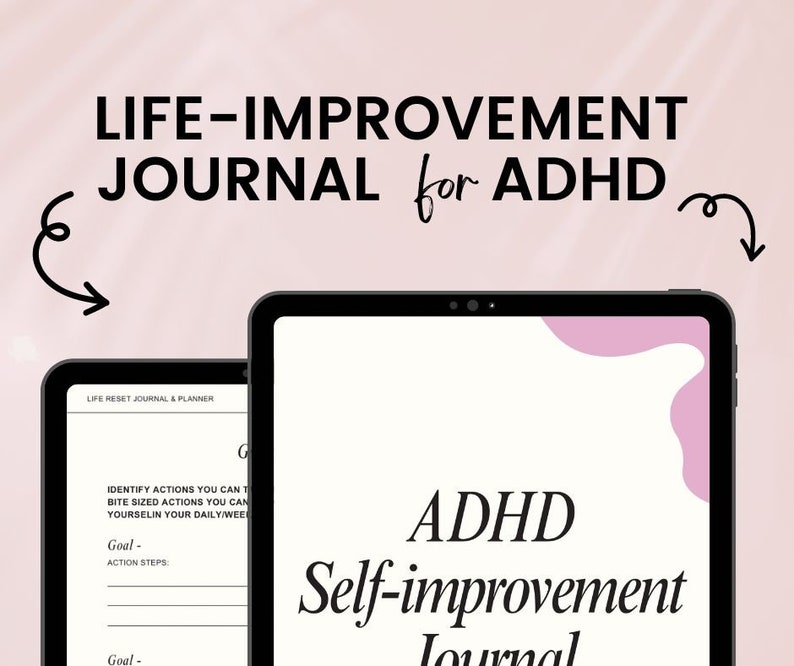 ADHD Goal Planning Adult ADHD Printable Templates for Procrastination ...