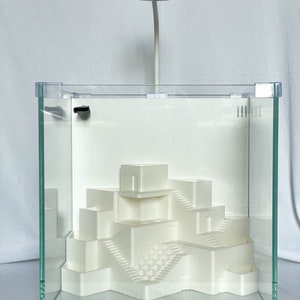 3D Printed Betta Fish Aquarium, Architecture, PLA, Aquarium Design ...