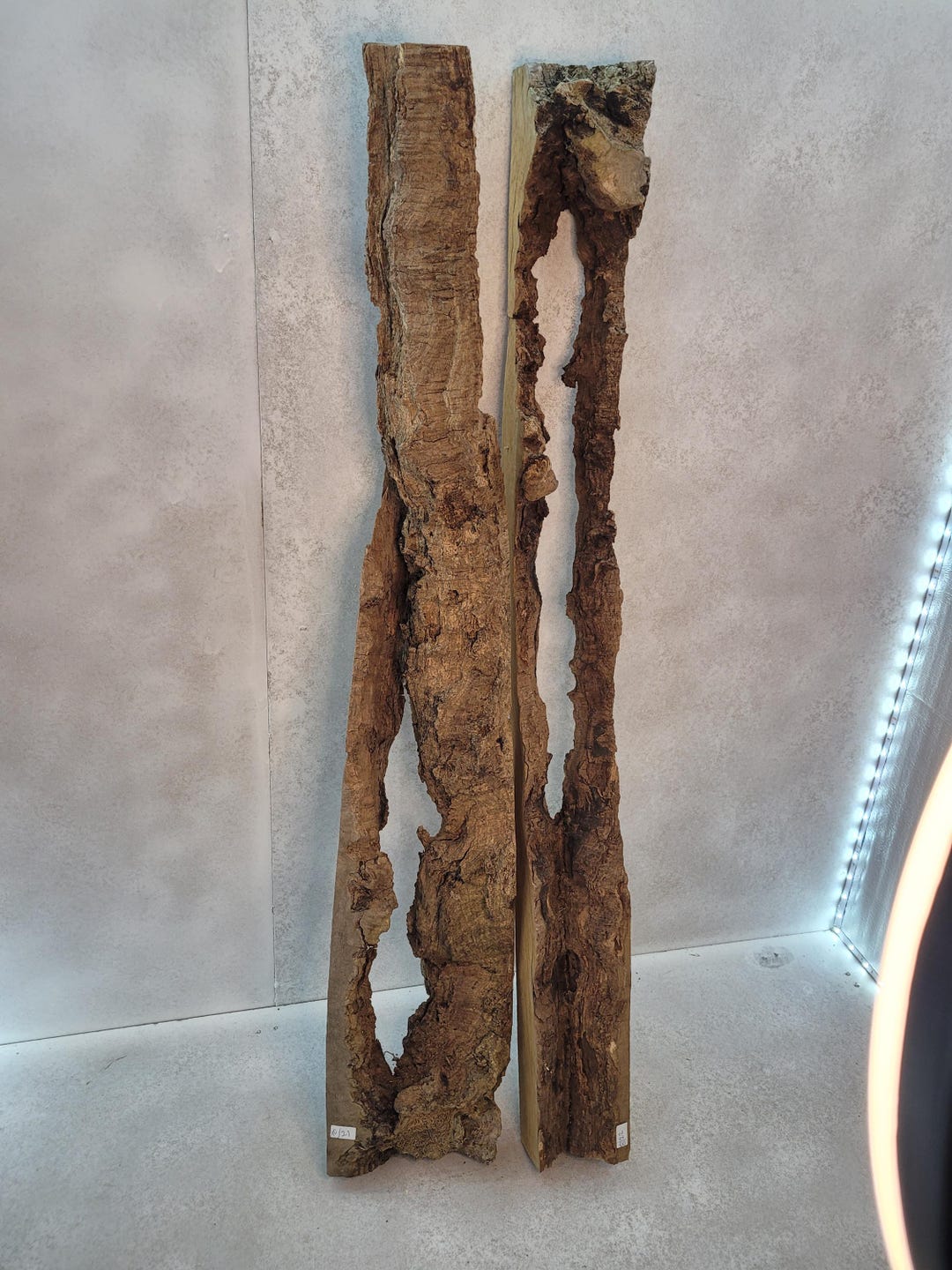 Oak Root Wood Set, Epoxy Resin, Inner Cavity, Air Dried Square Timber ...