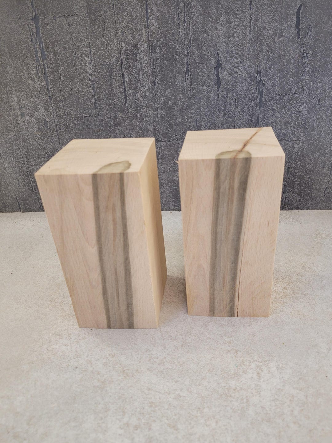 Beech Wood Block Set Crafting Turning Decoration Wood Square Timber ...