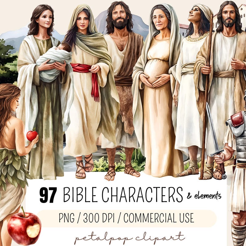 Bible Characters Designs - Etsy