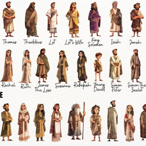 Bible Characters Clipart, Biblical Graphics, Bible Stories, Christian ...