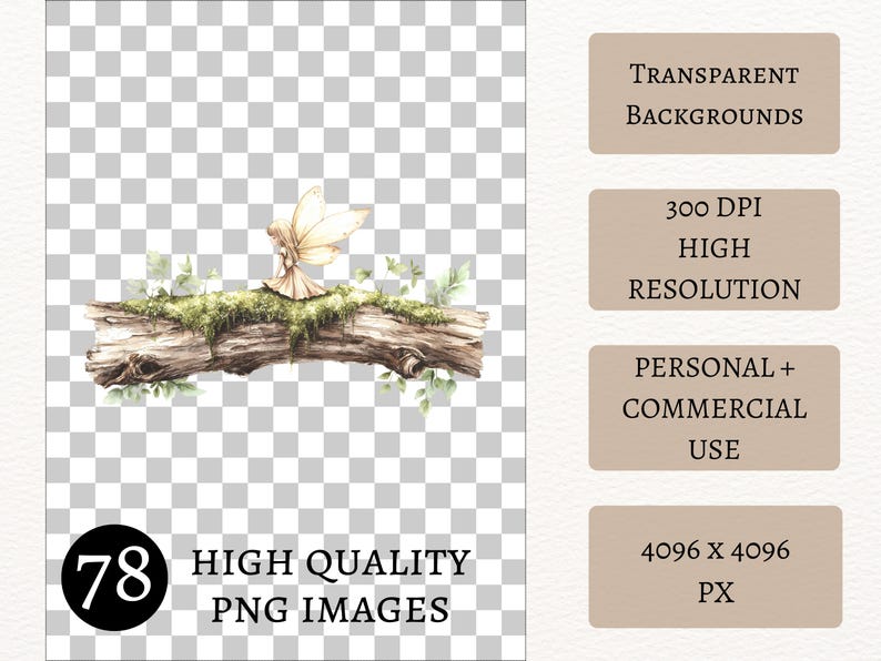 Enchanted Fairyland Forest Clipart, Fairy Clipart, Enchanted Forest ...