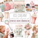 Ice Cream Clipart Set, Watercolor PNG, Ice Cream Candy, Dessert Clipart ...