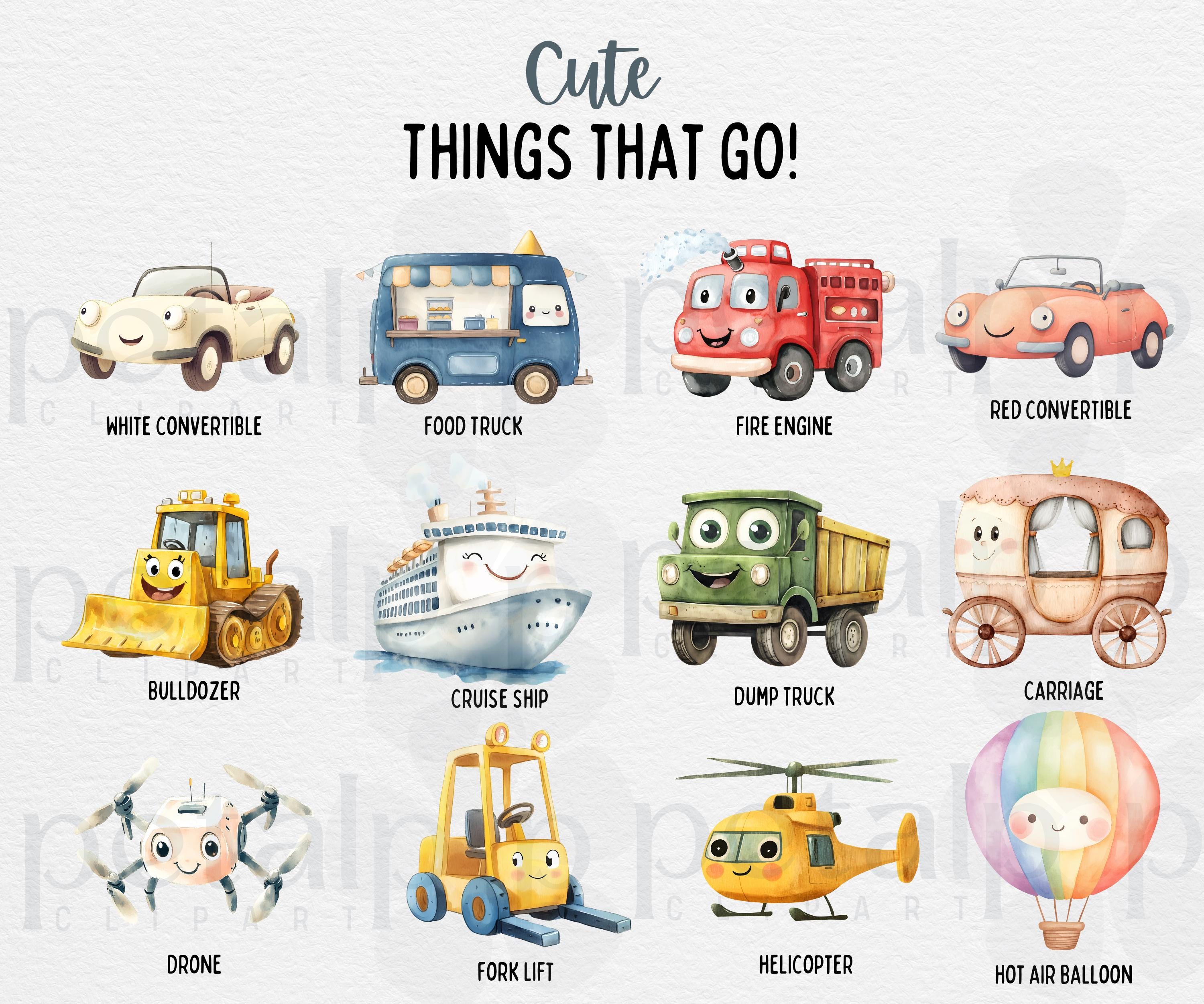 Things That Go Clipart, Transportation Vehicles, Cruise Ship ...