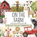 On the Farm Clipart Pack, Watercolor Farm Clipart, Nursery Clipart ...