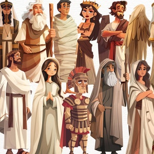 Bible Characters Clipart, Biblical Graphics, Bible Stories, Christian ...