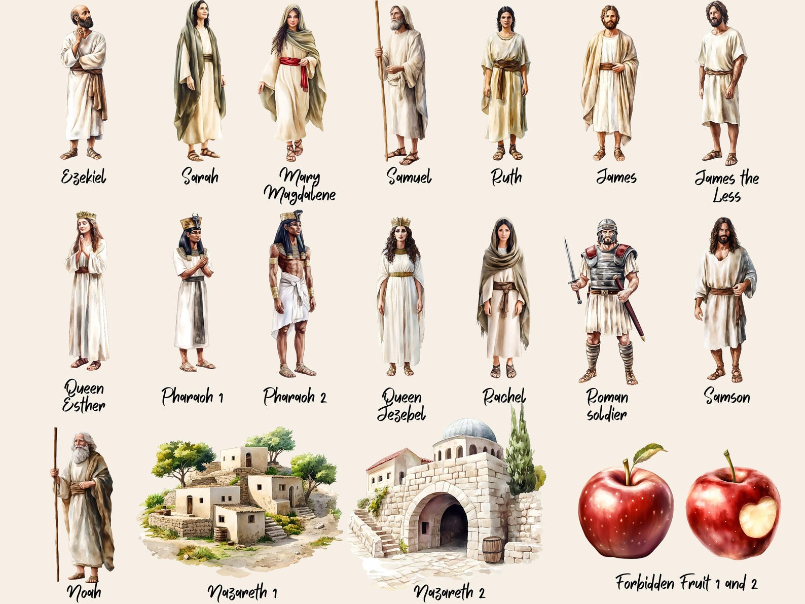 Bible Character Clipart, Christian Png Images, Bible Stories, Christian ...