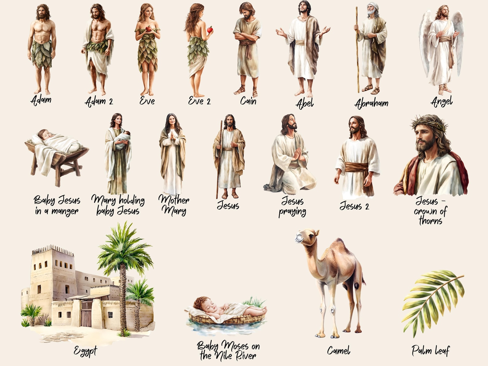 Bible Character Clipart, Christian Png Images, Bible Stories, Christian ...