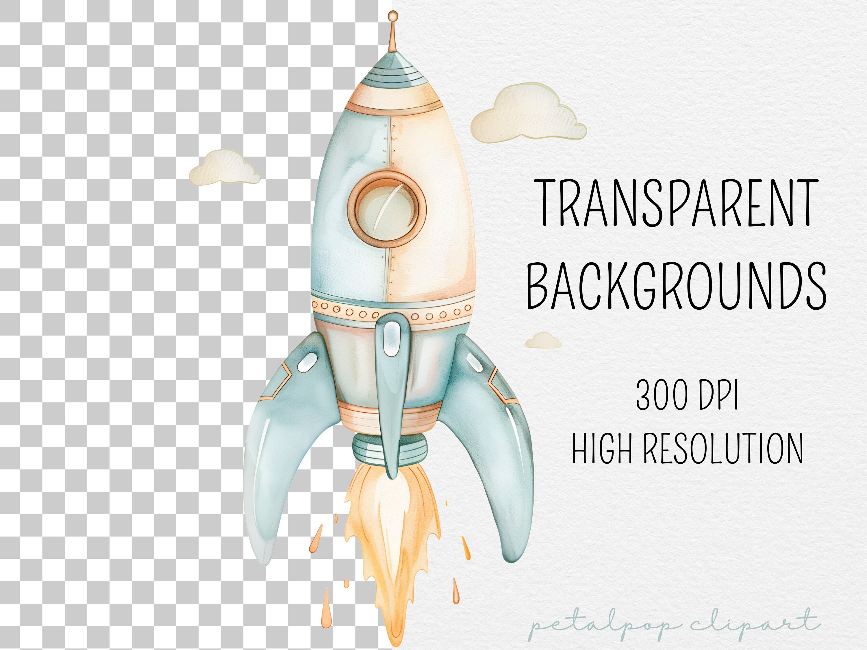 Space Adventure Clipart, Moon and Stars Clipart, Astronaut PNG, Alien ...