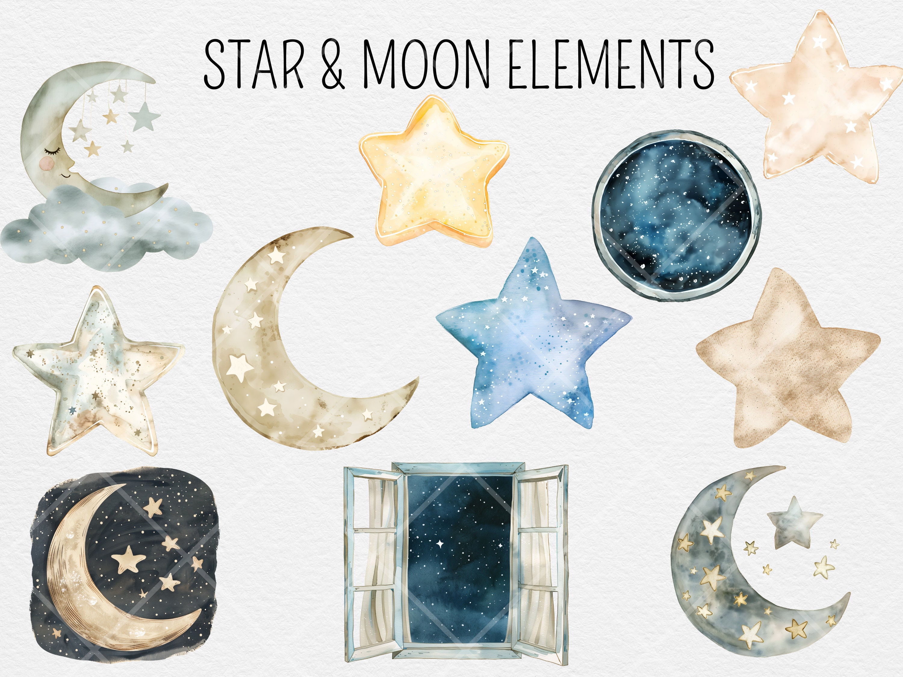 Space Adventure Clipart, Moon and Stars Clipart, Astronaut PNG, Alien ...