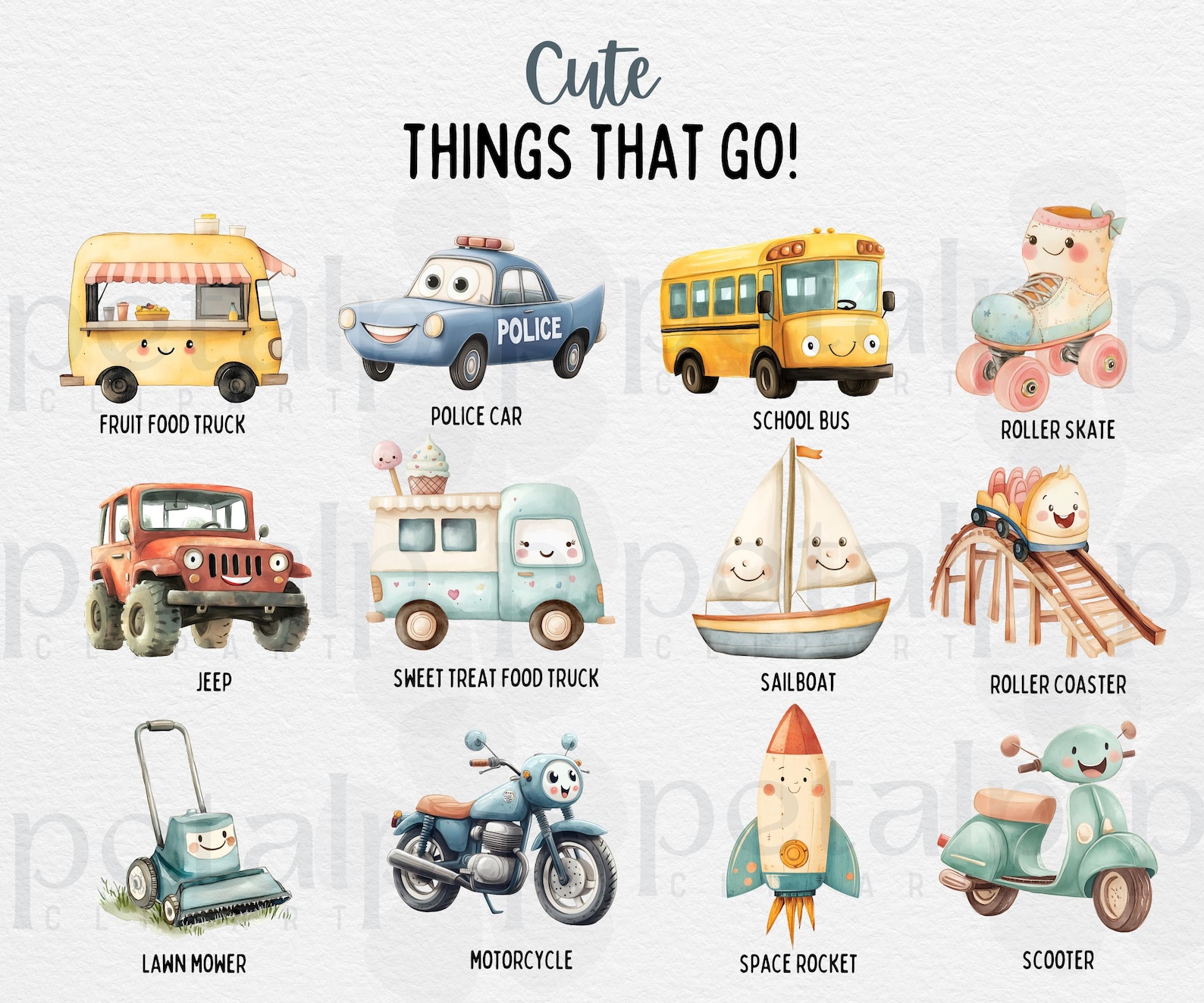 Things That Go Clipart, Transportation Vehicles, Cruise Ship ...