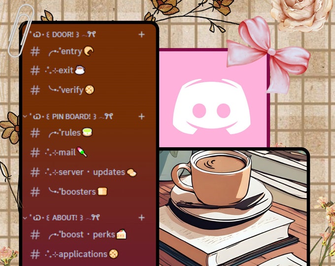 Chill Cafe Discord Server Template (digital Download) - Etsy