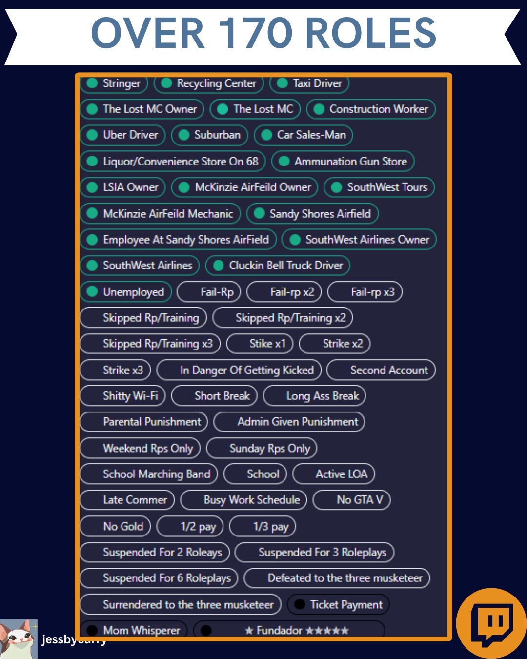 Advanced Role Playing Discord Server Template: 170+ Roles (instant ...