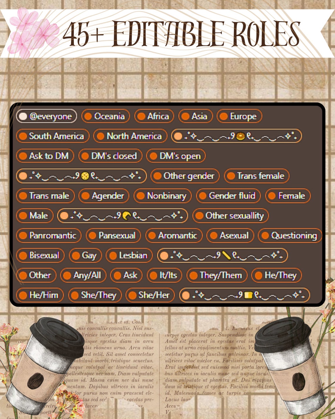 Chill Cafe Discord Server Template (digital Download) - Etsy