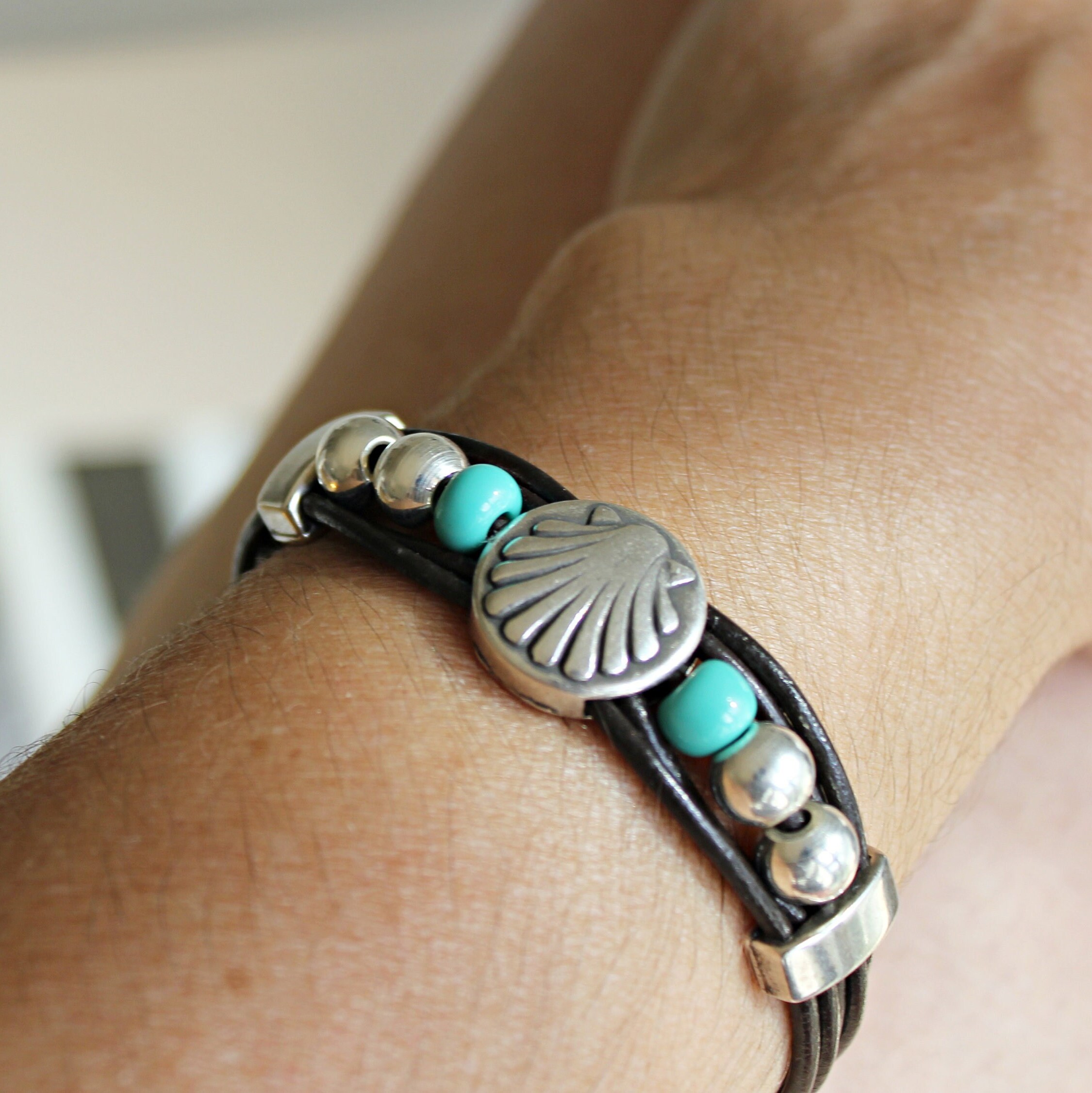 Camino De Santiago Bracelet, Gift for Xmas, Unisex Armband, Pilgrim ...