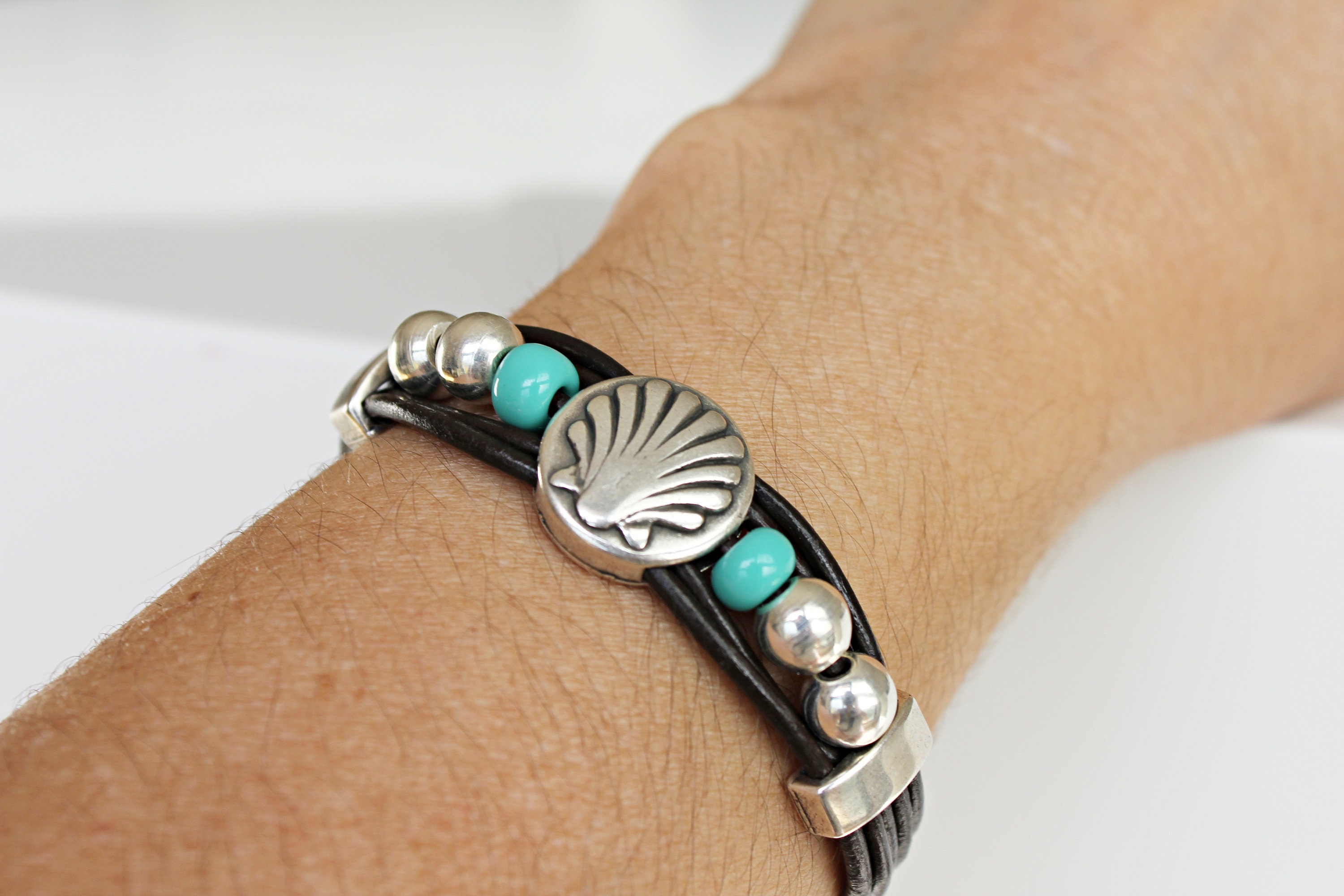 Camino De Santiago Bracelet, Gift for Xmas, Unisex Armband, Pilgrim ...